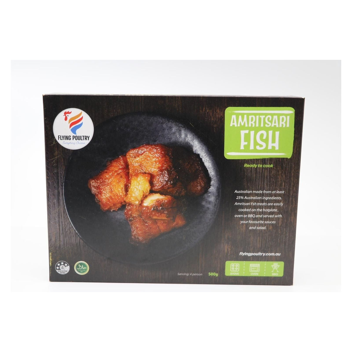 AMRITSARI FISH(FRESH FROZEN MARINATED) 500 GM/TRAY (3 TRAYS PACK ...