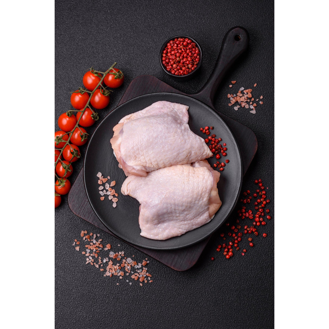 THIGH FILLET SKIN ON - LARGE – Flying Poultry
